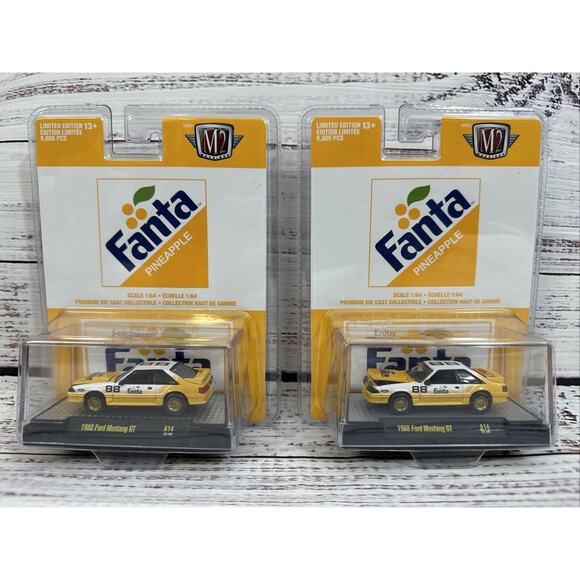 M2 Machines | Toys | M2 Machines 988 Ford Mustang Gt Fanta Pineapple ...